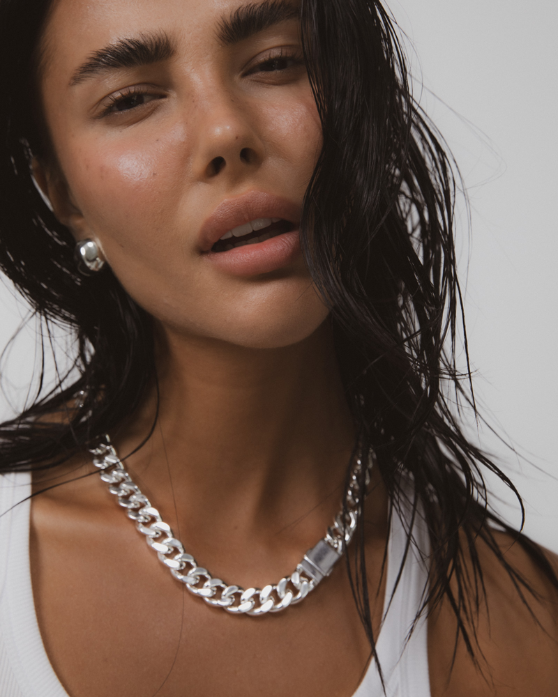 F+H STUDIOS | Attitude Statement Curb Chain - F+H Studios