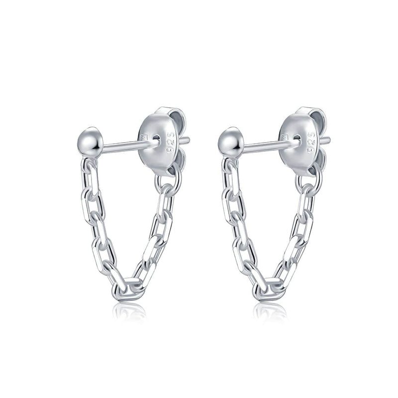Bruce Chain Stud Earrings - F+H Studios